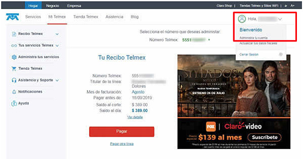 Acceso Único Mi Telnor - Asistencia