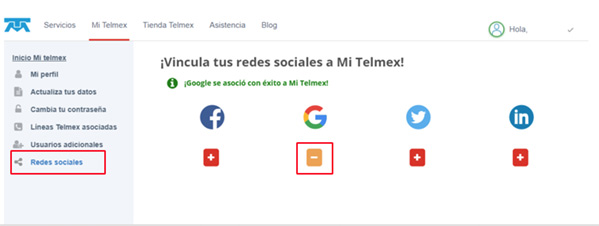Acceso Único Mi Telnor - Asistencia
