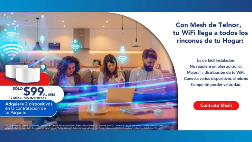 Mesh WiFi Huawei Telnor: Cobertura Total y Señal Estable en tu Hogar ...